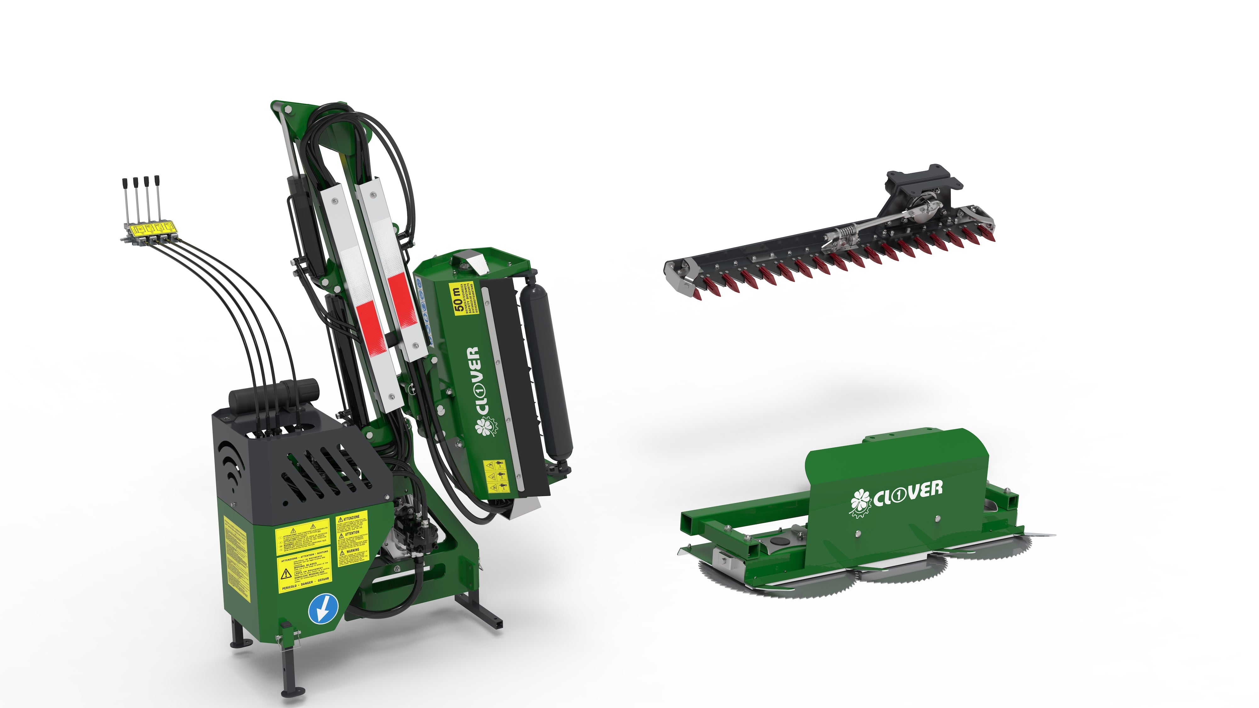 HRM220 Series Hydraulic Reach Mower Package – CLOVERAGRI